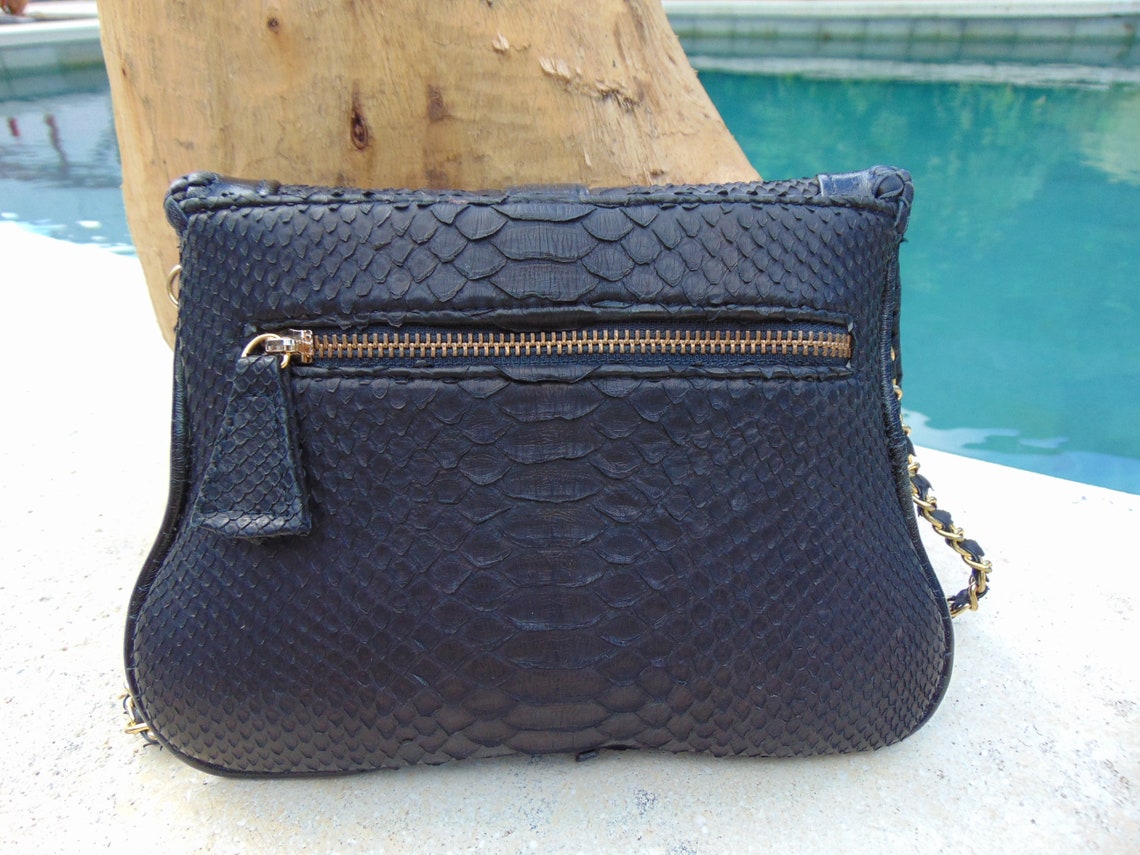Genuine Python Snakeskin Bag Handbag Purse Real Snake Skin Bag - Etsy