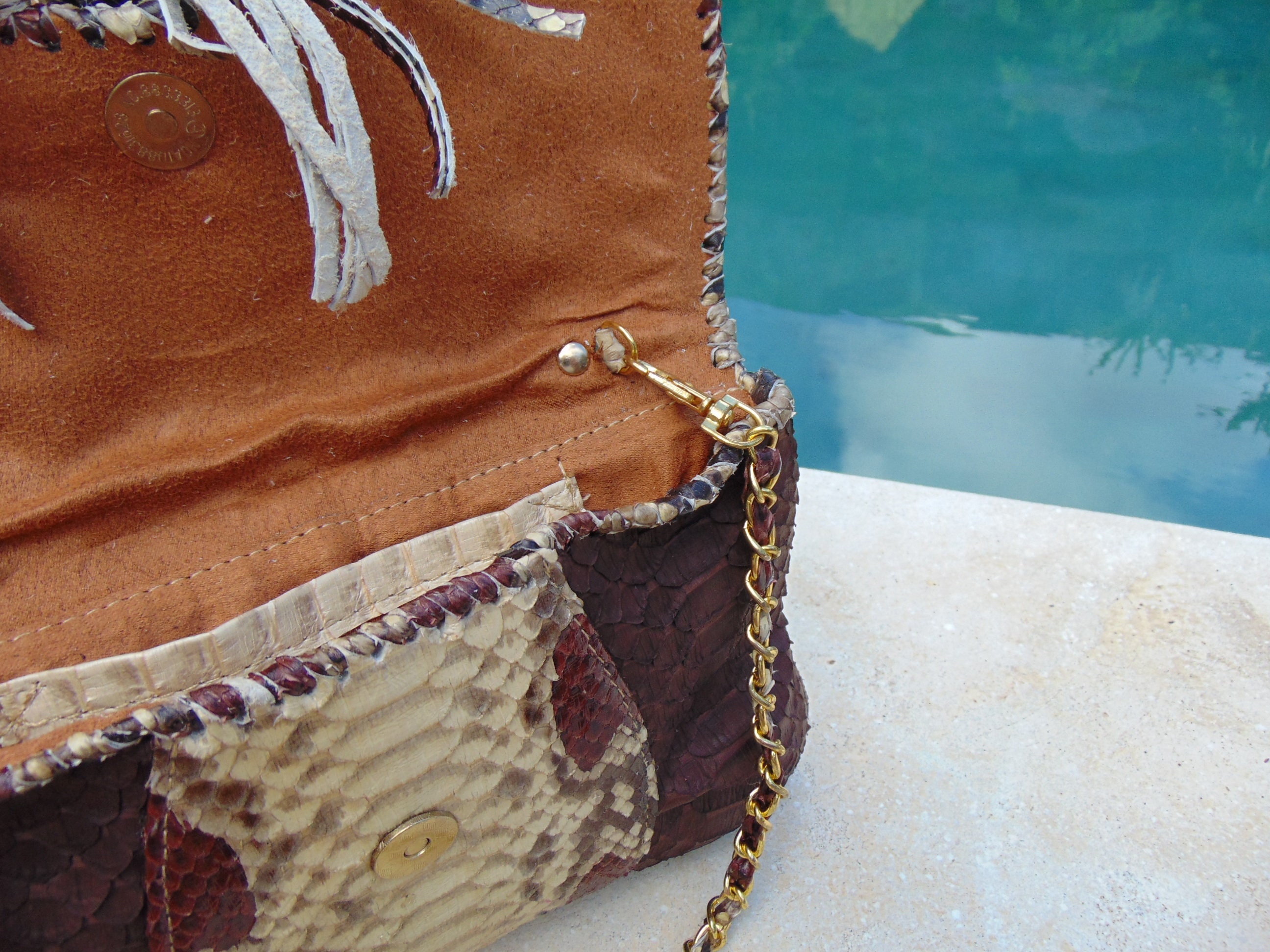 Genuine Python Snakeskin Bag Handbag Purse Real Snake Skin Bag - Etsy UK