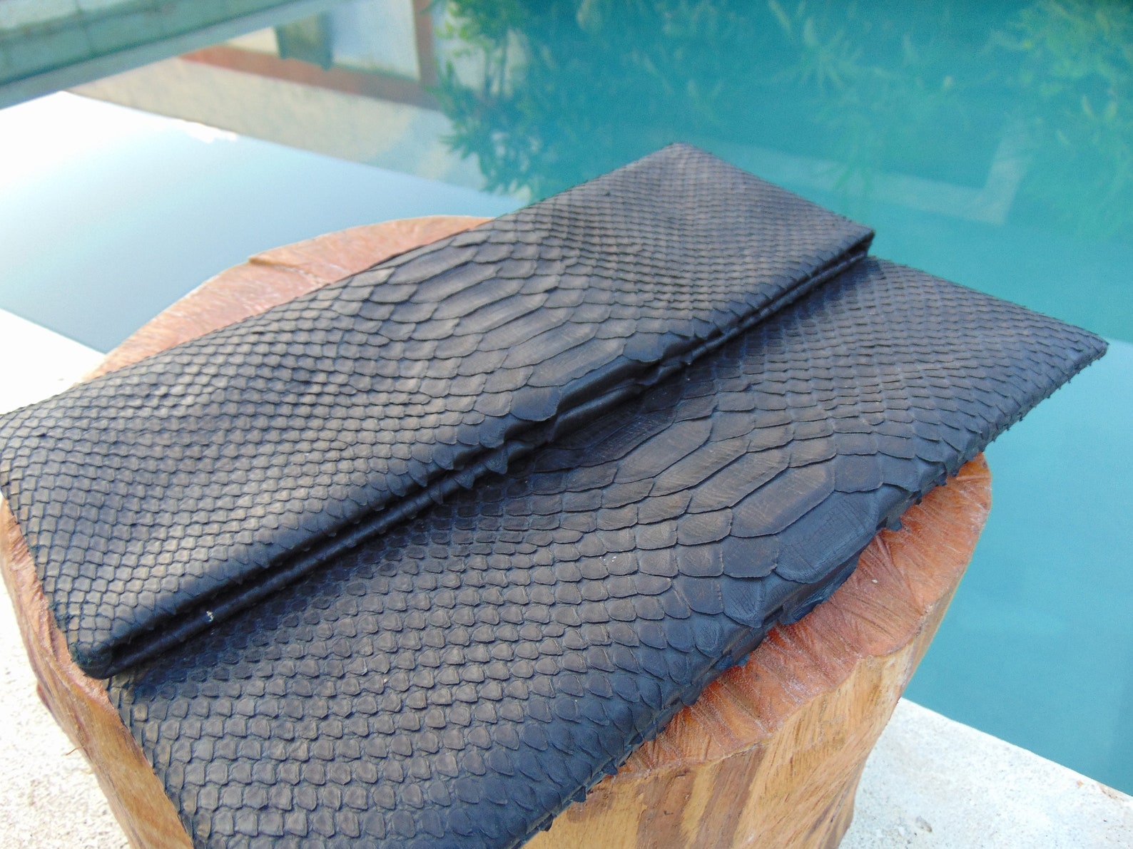 XXL Clutch Bag Handmade Authentic Python Snakeskin Clutch Bag | Etsy