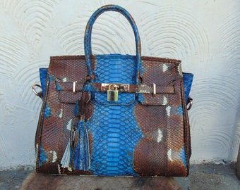 Snake Skin Handbag | Etsy