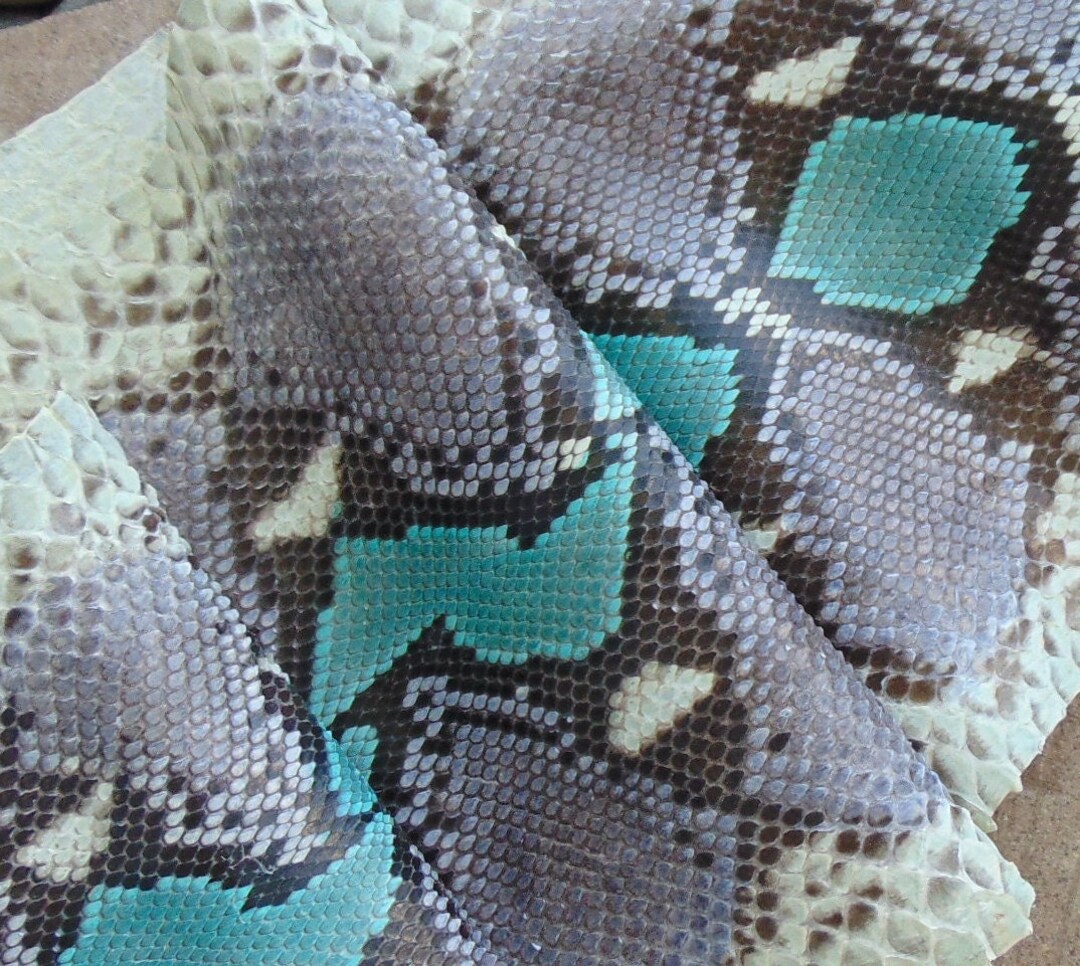 102 Inch Genuine Python Snake Skin Hide Real Leather Make Bags Jackets ...