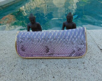 Genuine Python Snake Skin Case for Glasses, Eyeglass Case, Reading ...