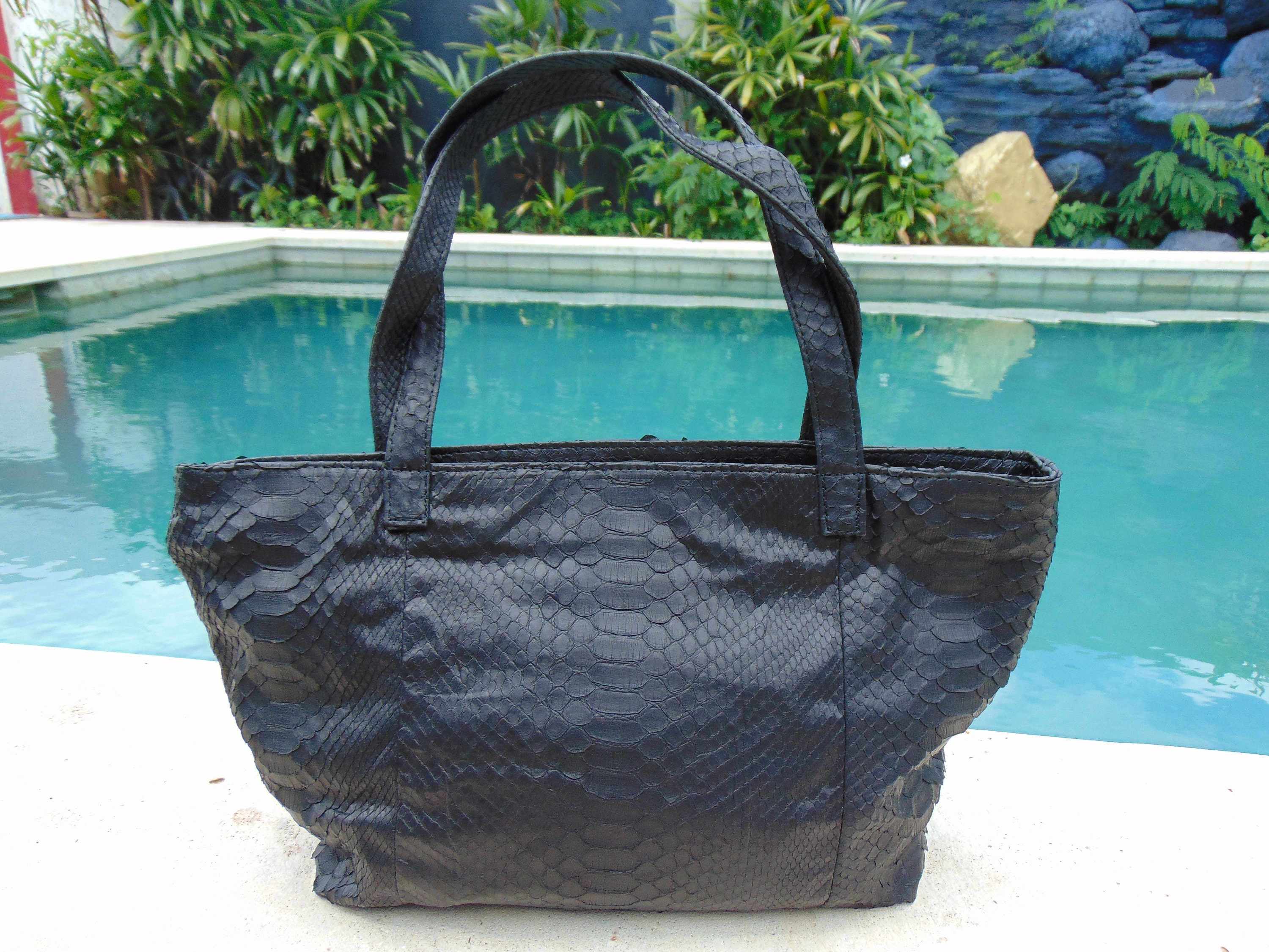 Genuine Python Snakeskin Shopper Handbag Purse Real Snake Skin - Etsy UK