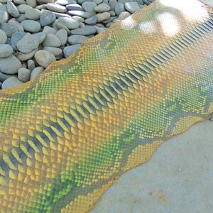150-inch Genuine Python Snake Skin Hide – Real Leather for Bags ...