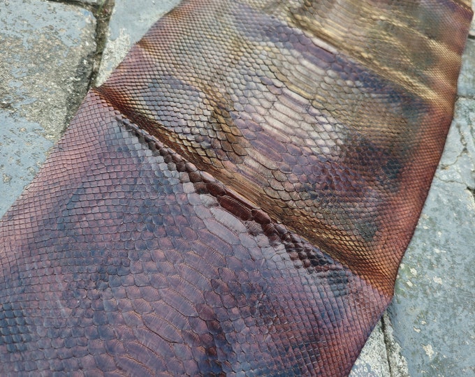 55 Inch Genuine Python Snake Skin Hide Real Leather Make Bags Jackets ...