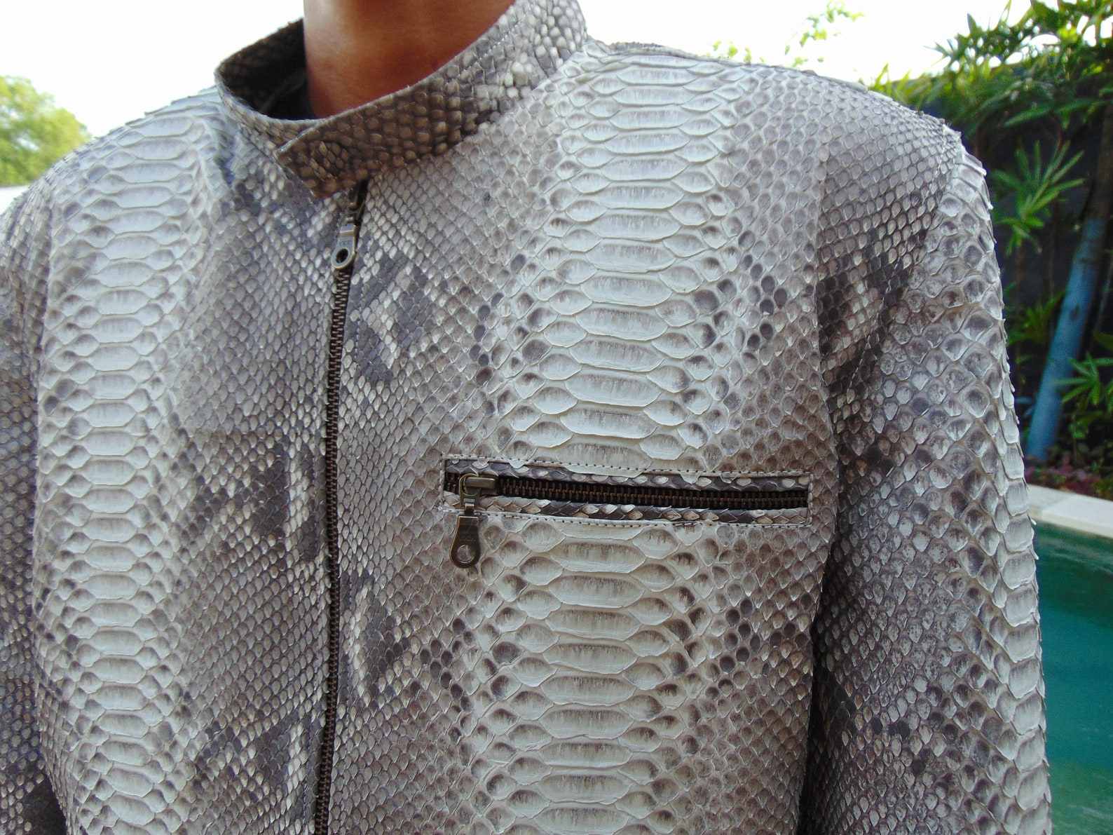 Genuine Snake Skin Handmade Men’s Jacket – Custom Made, First Class - Etsy