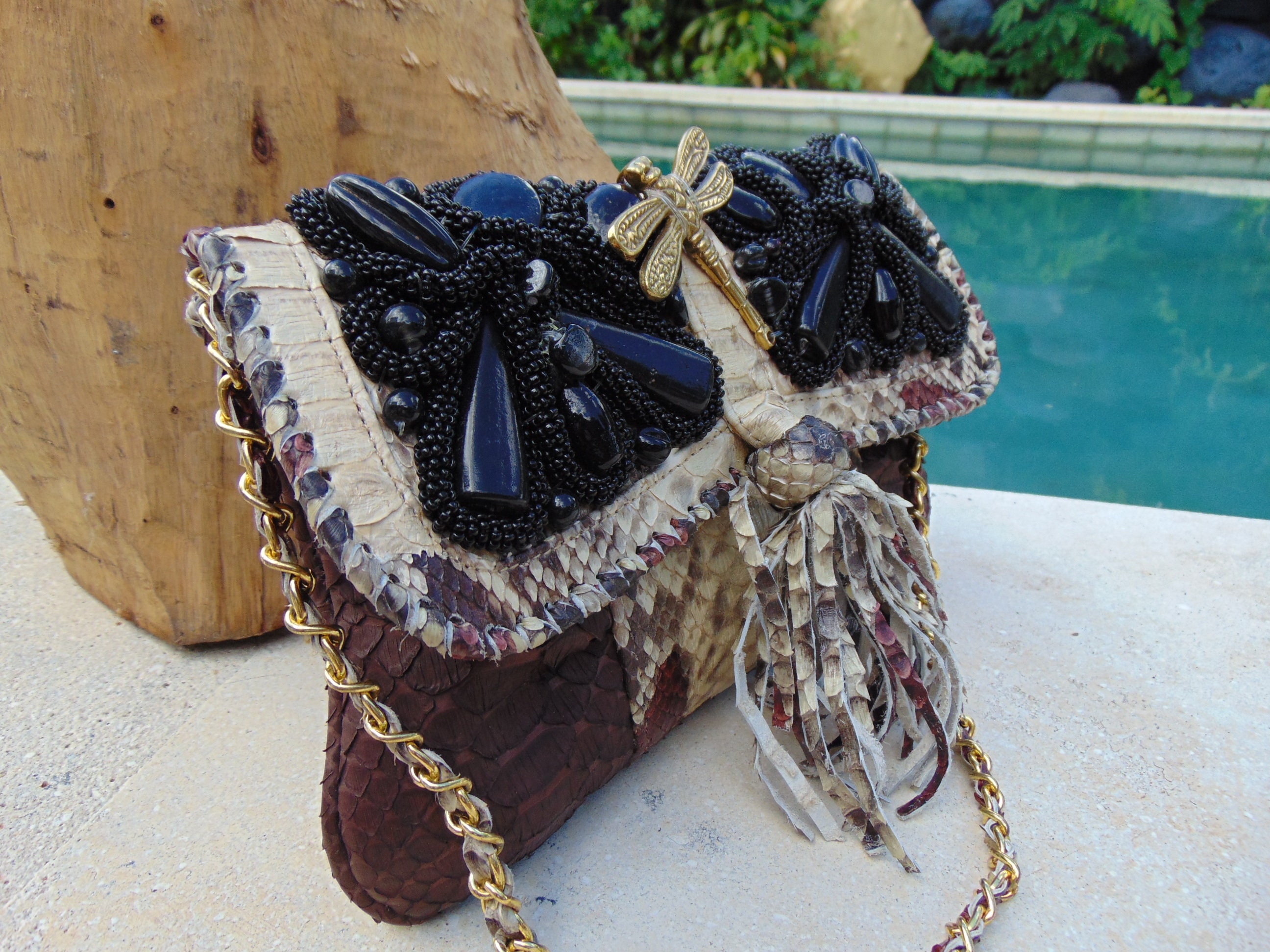 Genuine Python Snakeskin Bag Handbag Purse Real Snake Skin Bag - Etsy UK