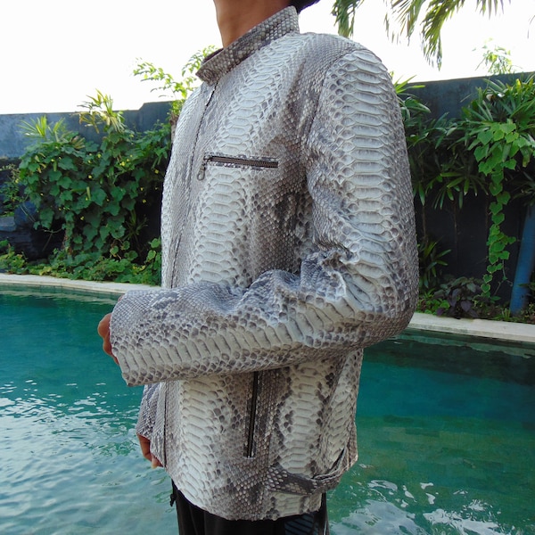 Snake Skin Jacket Men - Etsy