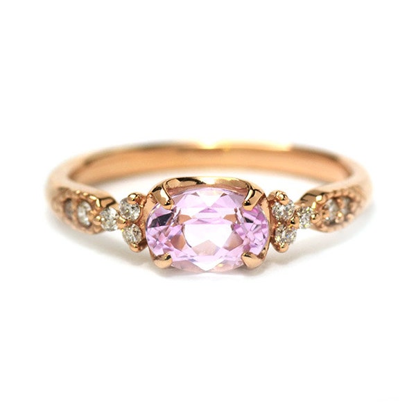Kunzite Ring - Etsy