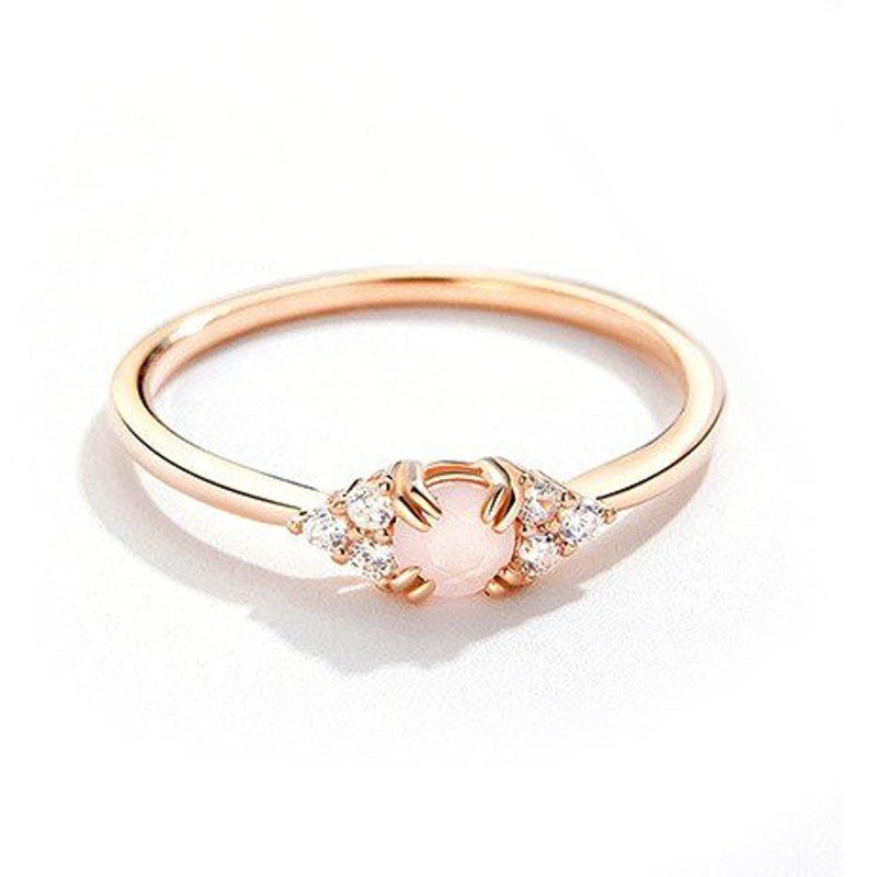 Pink Gold Rings - Etsy