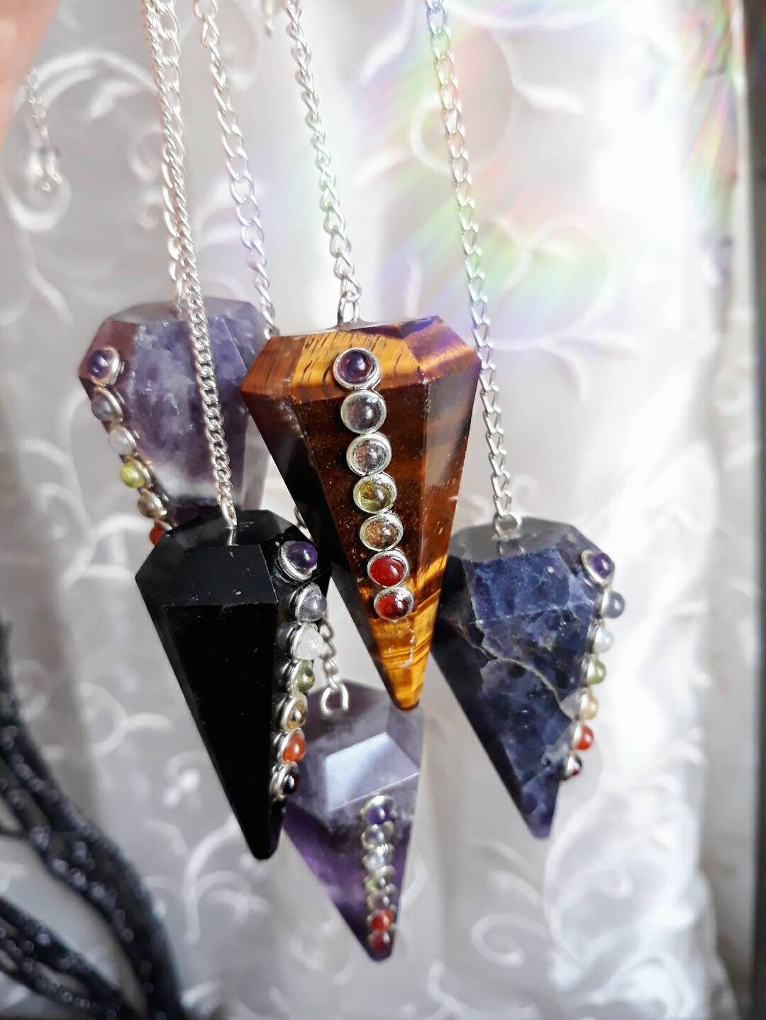 ASSORTED CHAKRA PENDULUMS - Etsy
