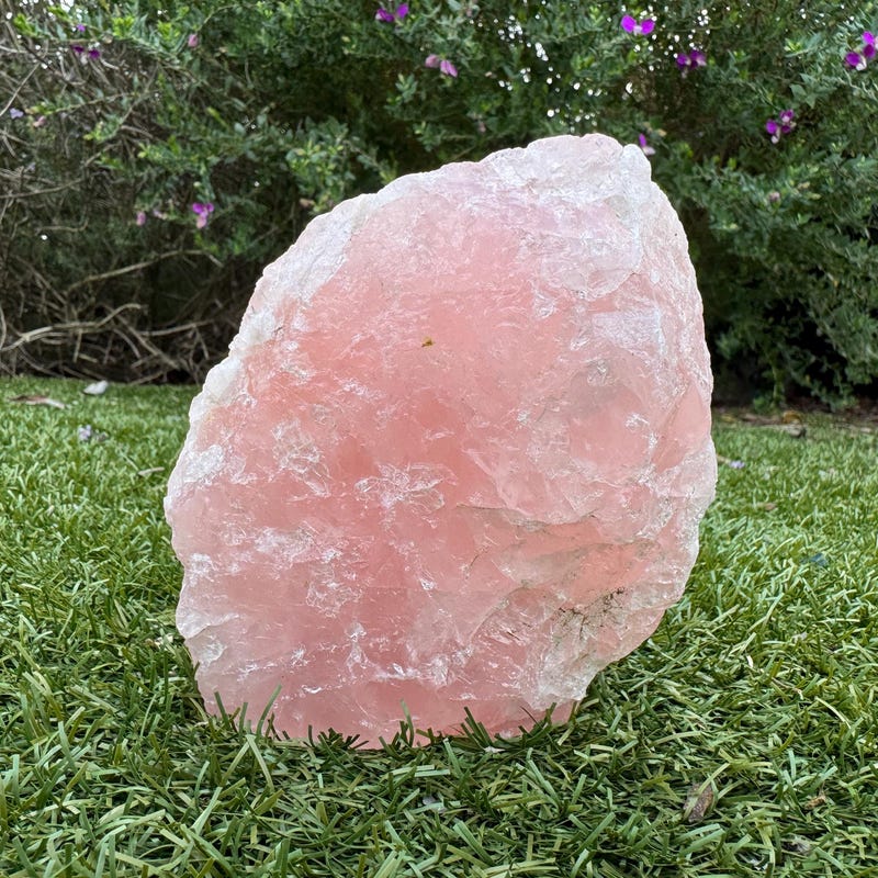 Large Rose Quartz - Etsy