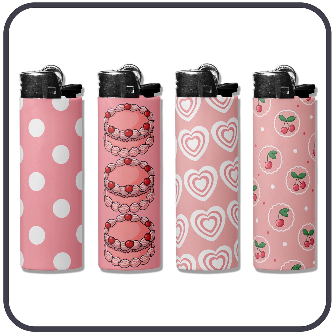 Pink Cherry Lighter Wraps Lighter Wraps, Lighter Skins, Lighter ...