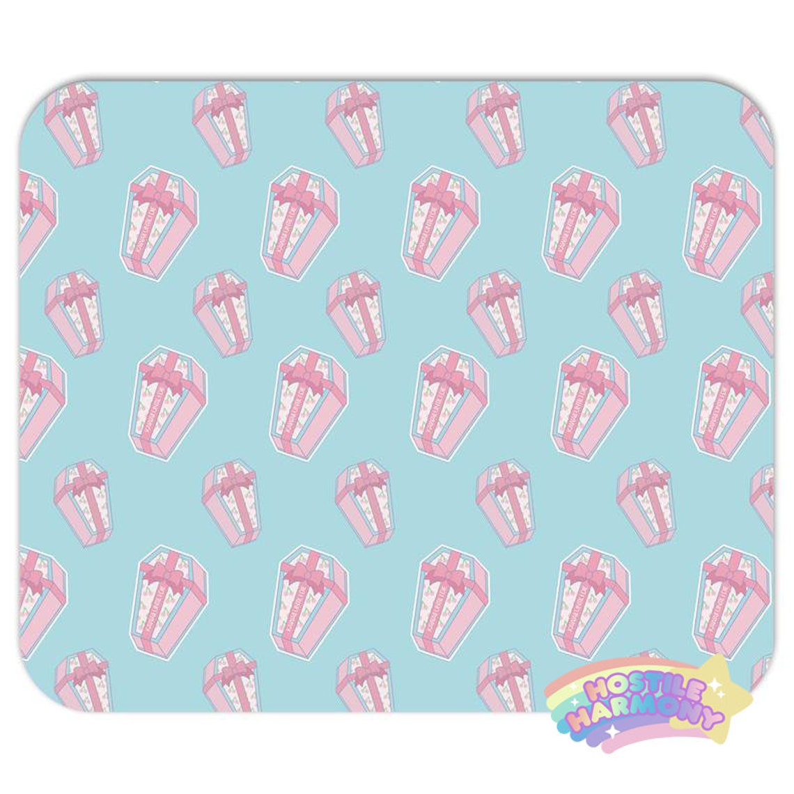 Kawaii Cherry Coffin Mousepad Coffin Mousepad Cute Mouse | Etsy