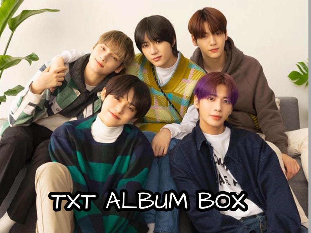 TXT Album + Korean Snack Box - Etsy