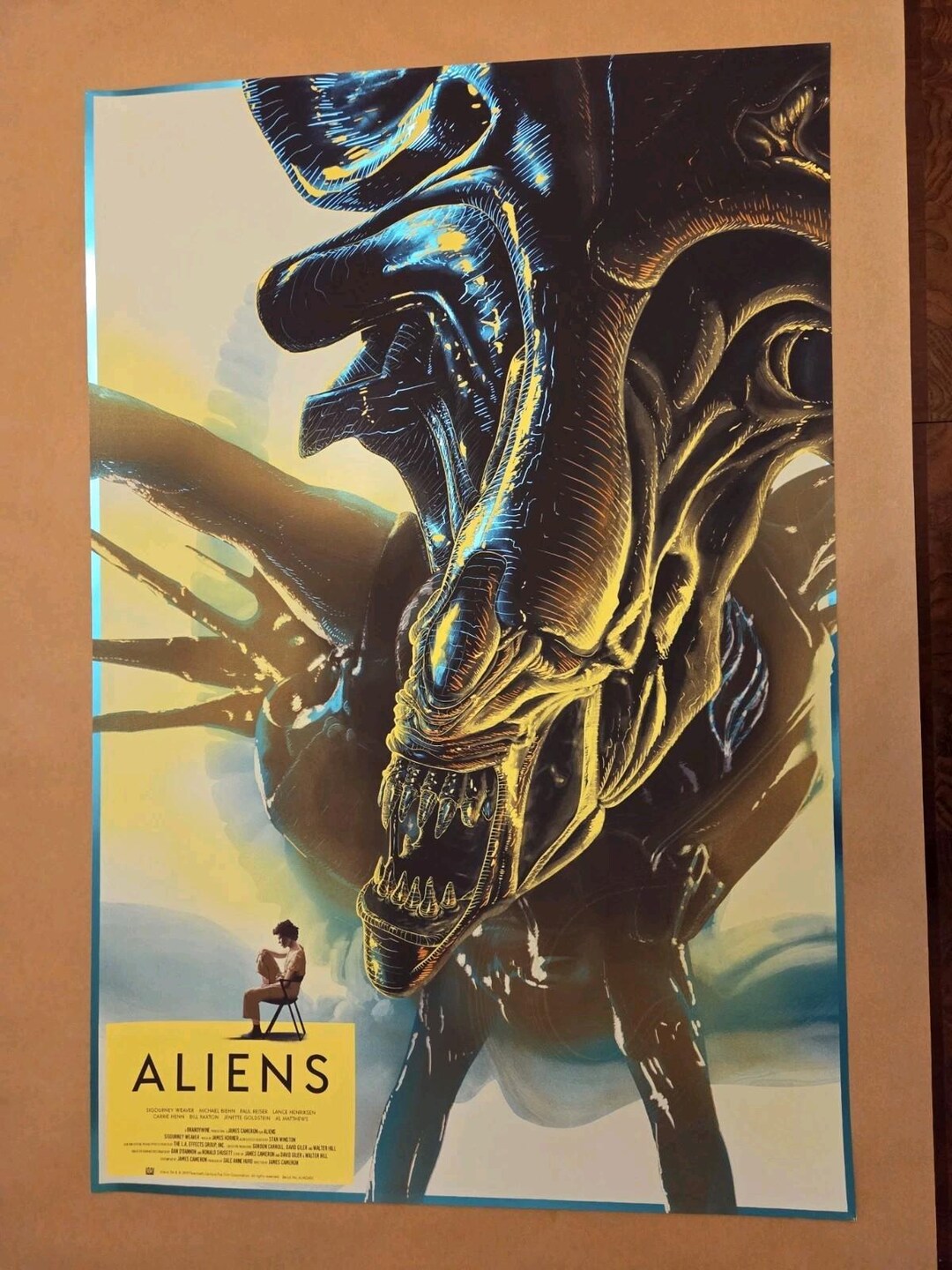 Aliens Screen Print Movie Poster 24x36 Limited Edition Alien Sci-fi Art ...