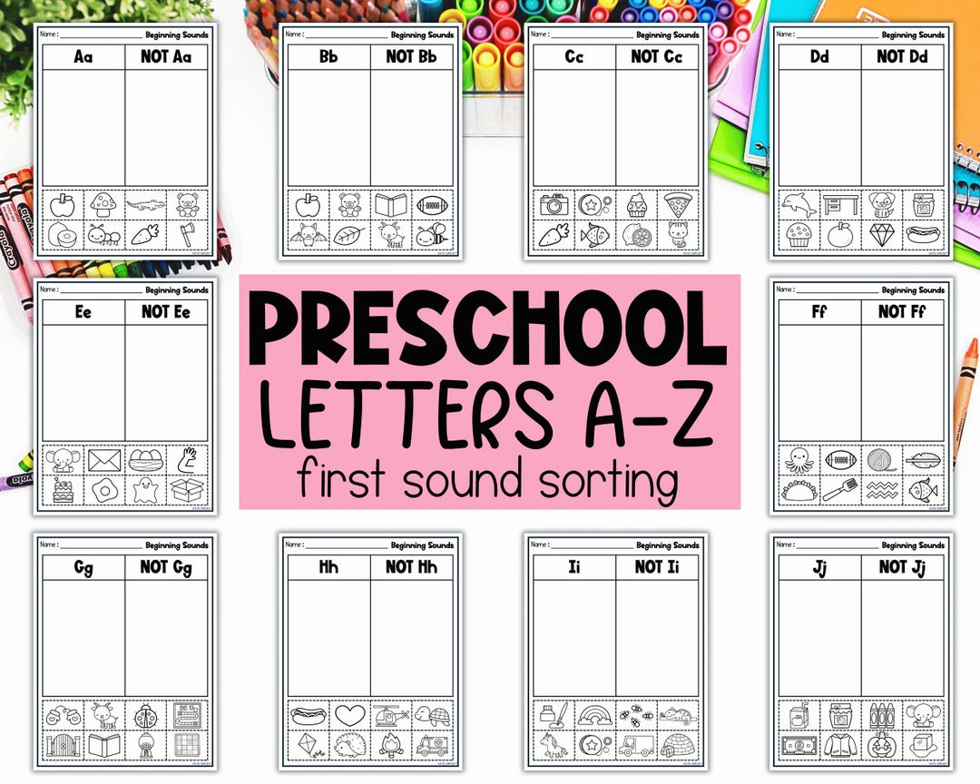 Alphabet Printables | Alphabet Worksheets Preschool | Preschool ...