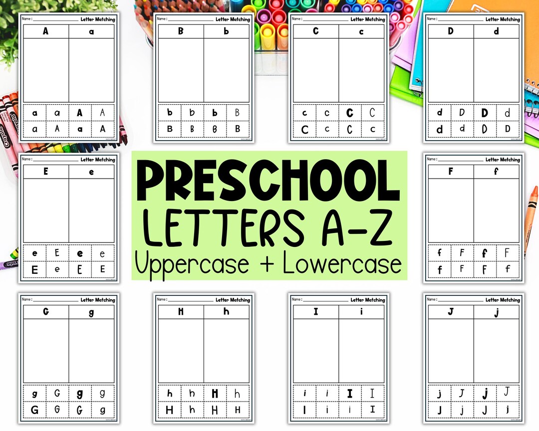 Uppercase and Lowercase Letter Sort | Preschool Printable Worksheets ...