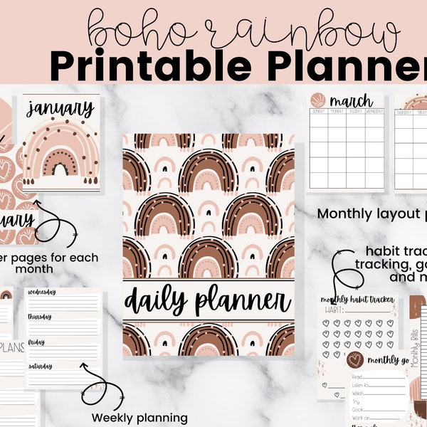 Printable Planner - Etsy Singapore