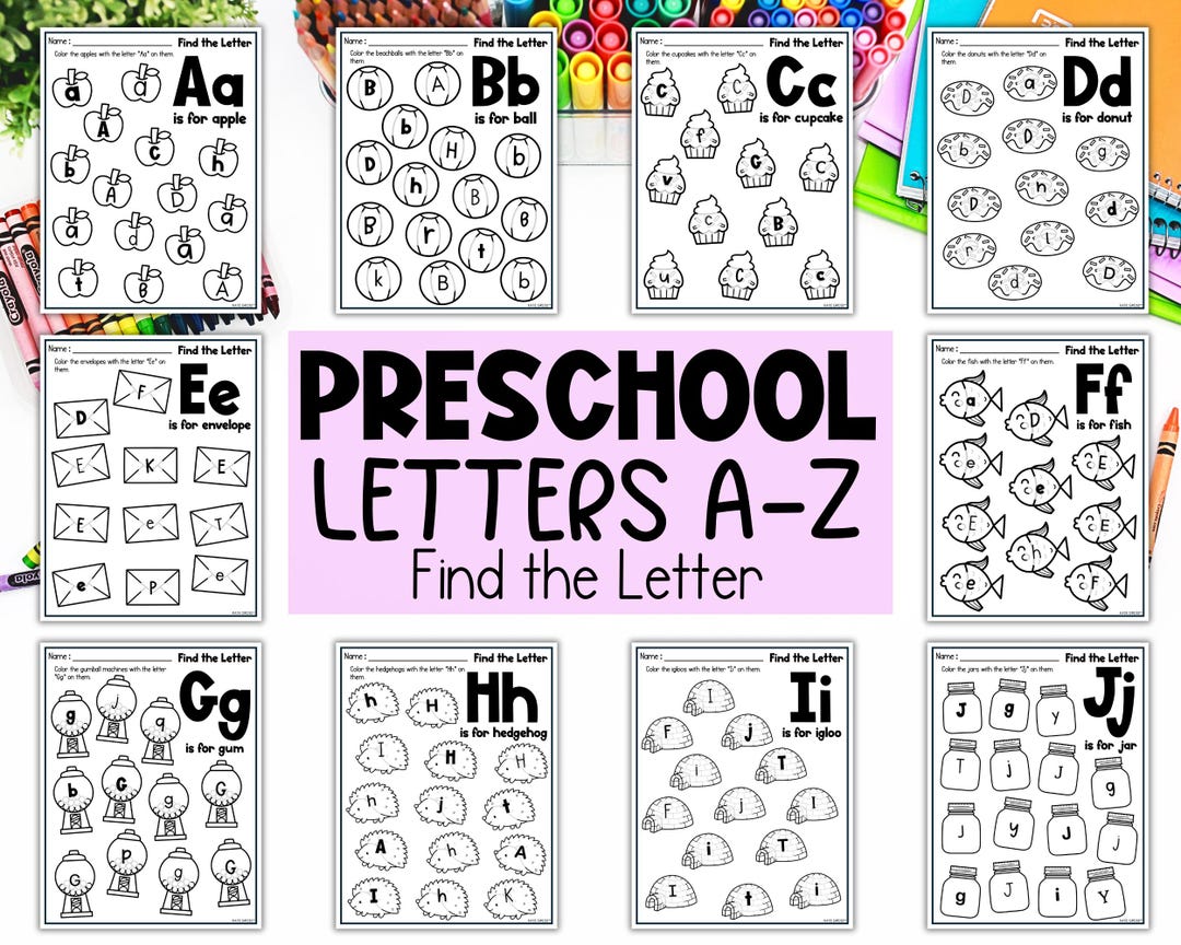 Alphabet Uppercase and Lowercase Letter Recognition | Preschool ...