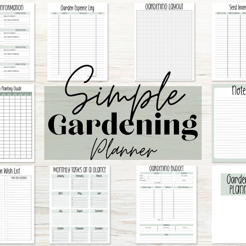 Garden Layout Planner - Etsy