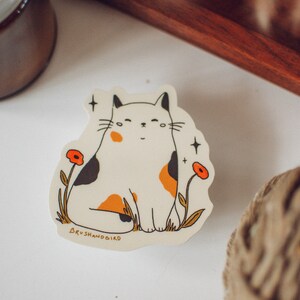 Grumpy Cat Sticker, Chunk Cat Sticker, Cat Illustration, Kitty Sticker ...