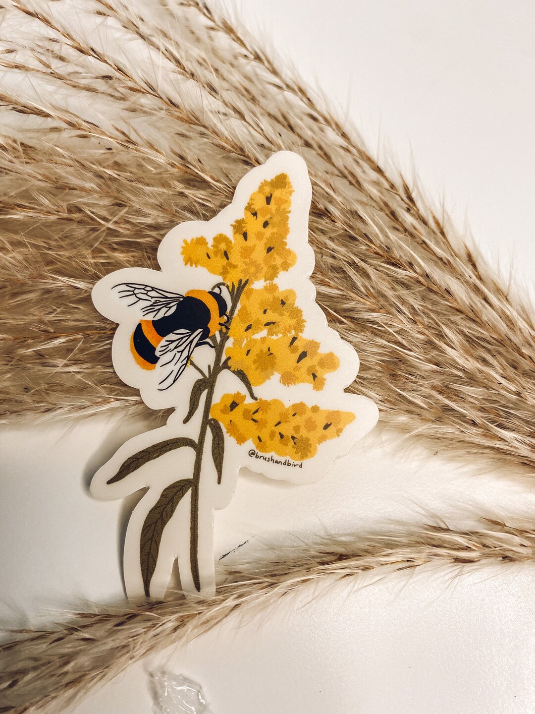 Bumblebee Sticker Pollinator Sticker Wildlife Sticker - Etsy