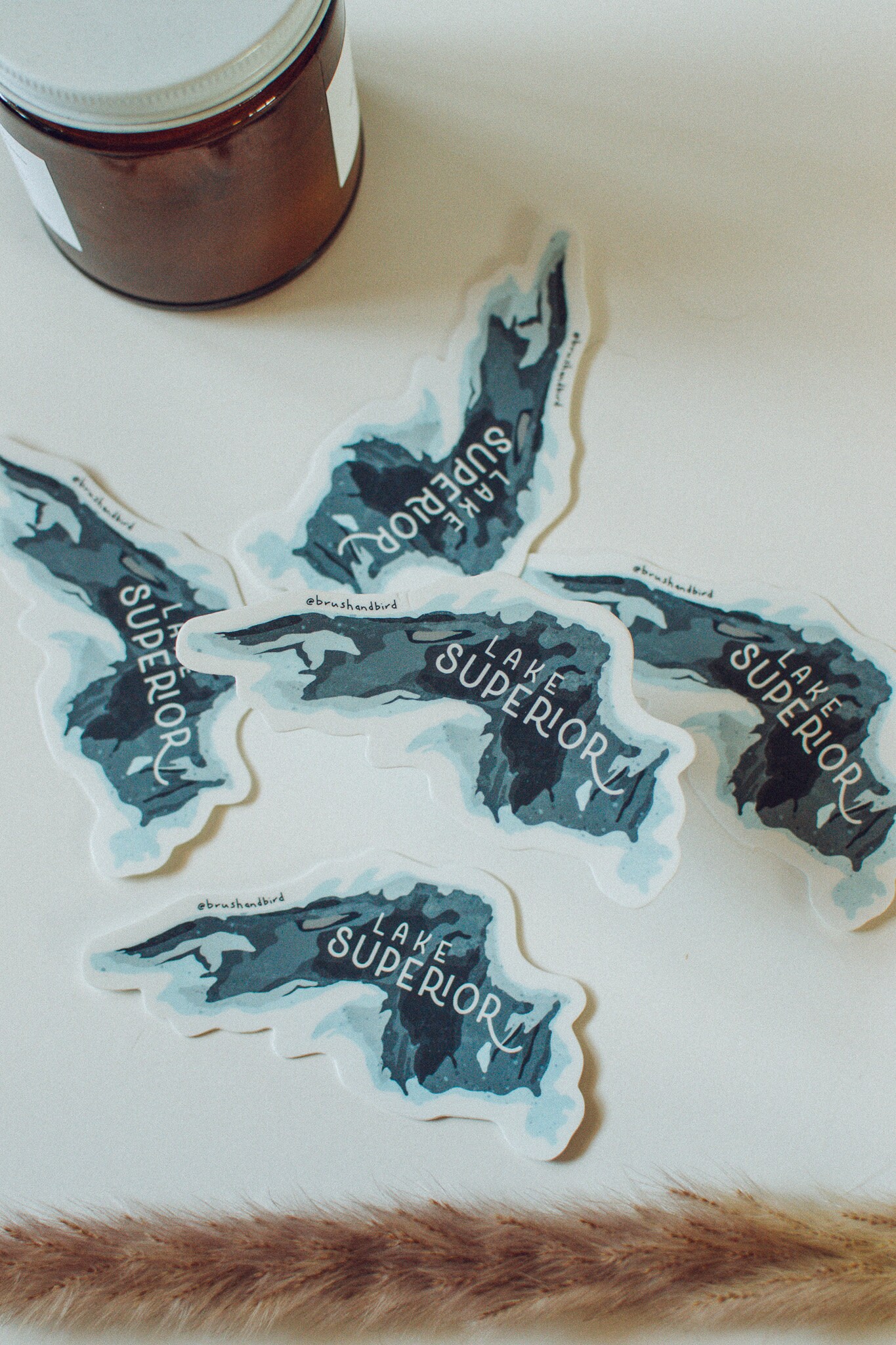 Lake Superior Sticker Great Lakes Sticker Waterproof Vinyl - Etsy