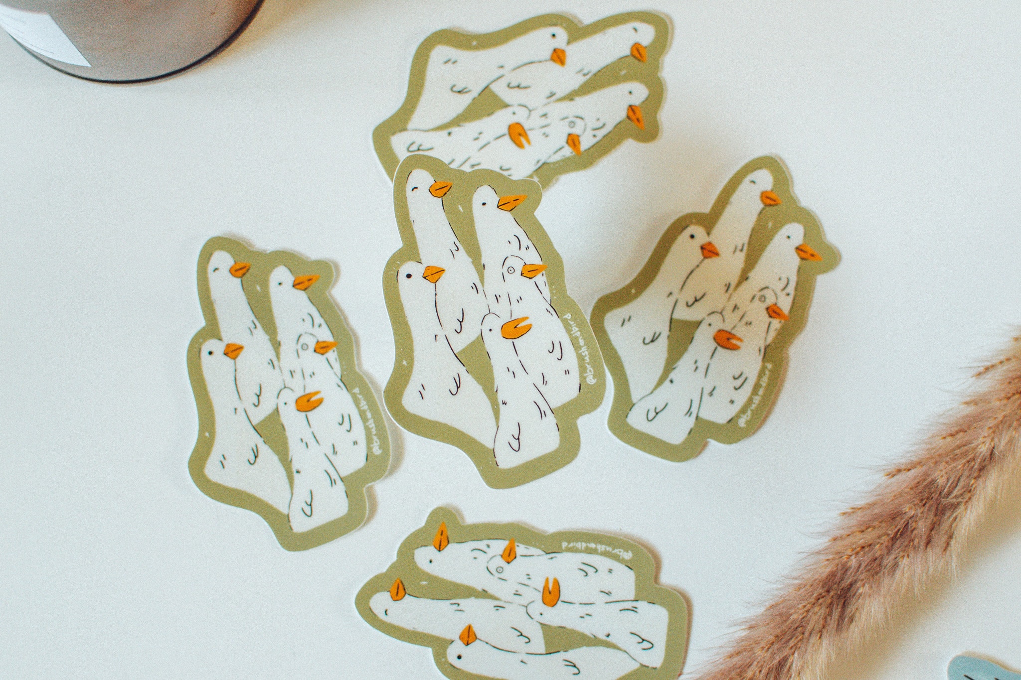 Cute Duck Sticker Funny Ducks Bird Sticker Wildlife - Etsy