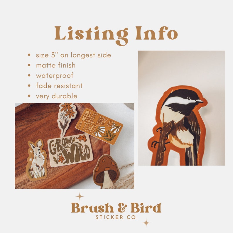 Monarch Butterfly Sticker Pollinator Sticker Wildlife - Etsy