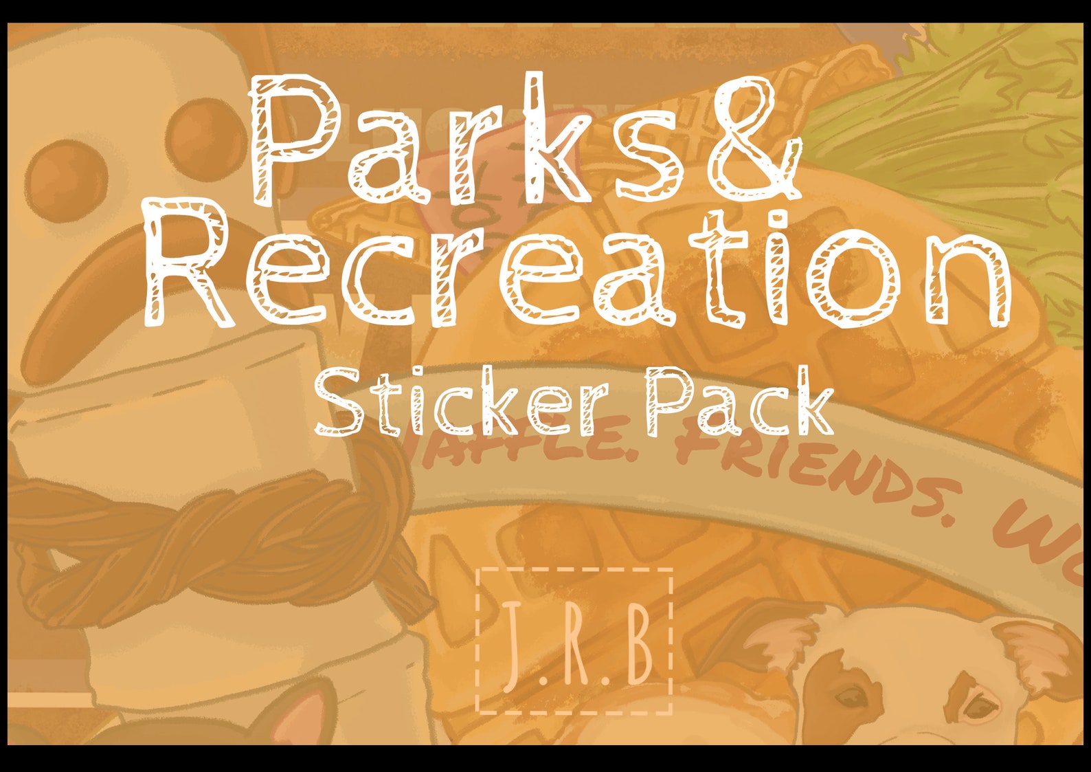 Parks and Recreation Handmade Sticker Pack 10 Pack | Etsy