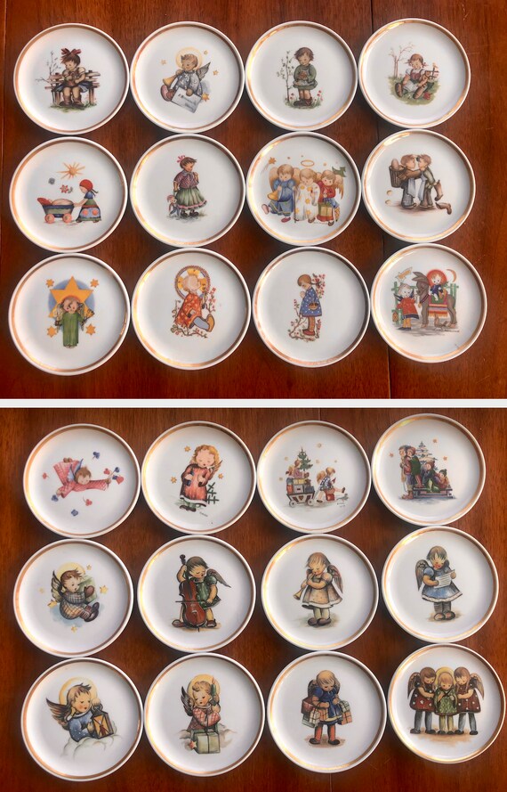 The Berta Hummel Museum Miniature christmas Plate Collection | Etsy