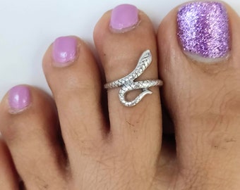 Snake Toe Ring - Etsy