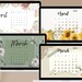 Unlabeled 2023-2024 Desktop Wallpaper Cal, Botanicals Calendar ...