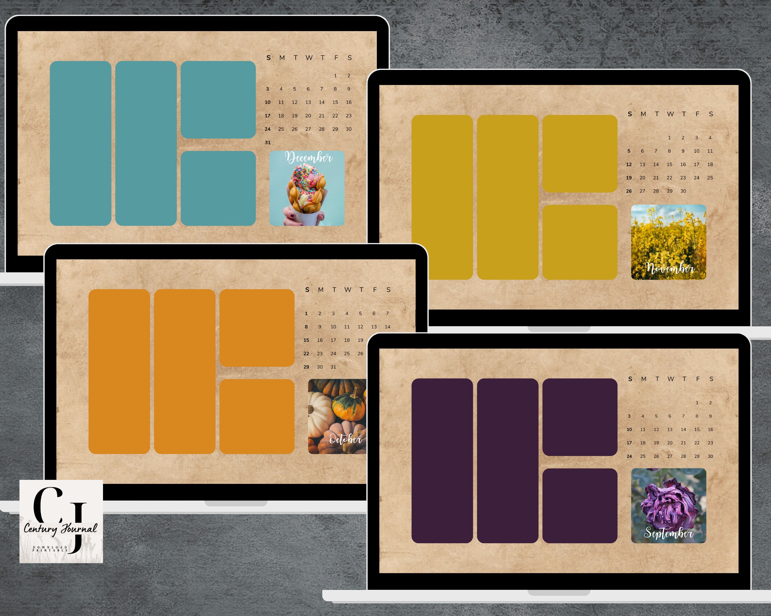 Unlabeled January 2021 - December 2021 Desktop Organizer Wallpaper ...