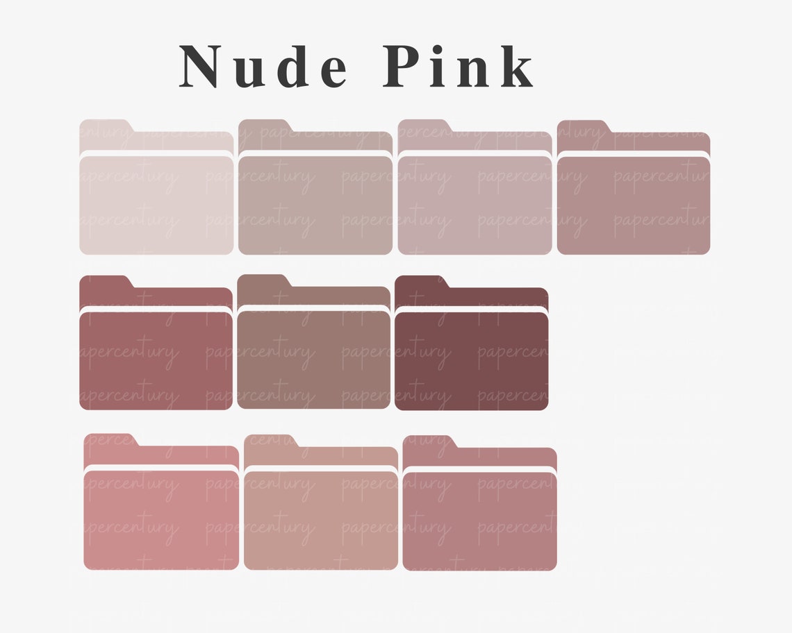 50 DESKTOP FOLDER ICONS , Mac Desktop, Pink Desktop Icons,custom Folder ...