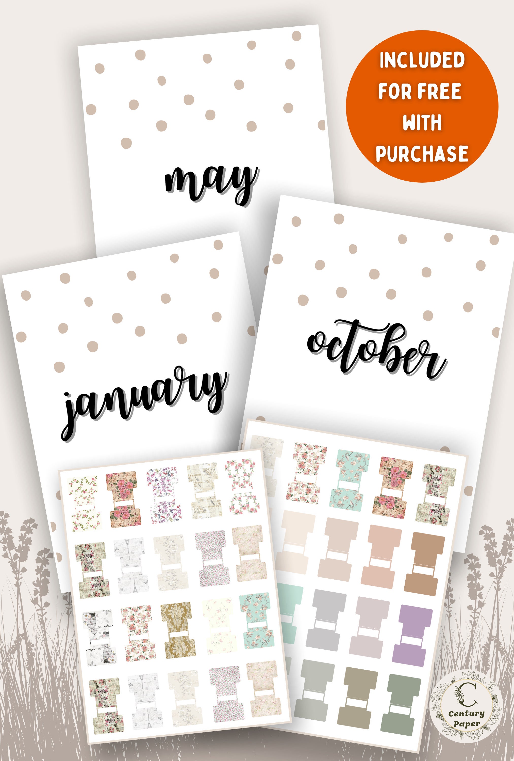 Bullet Journal Printable - 2021 Printable Planner - Complete Journal ...