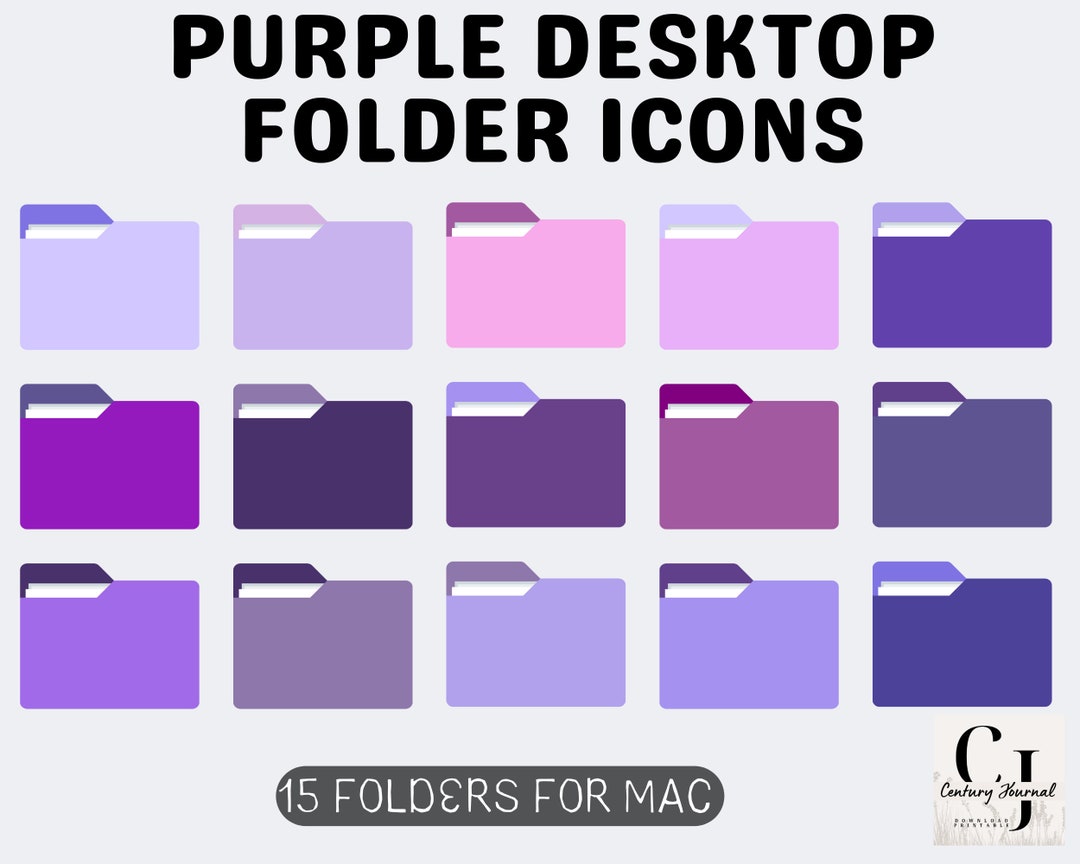 Desktop Icons for Mac Desktop and Laptop Wallpaper, Computer Folder ...