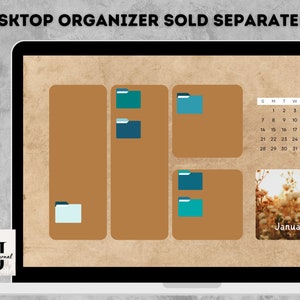 Teal Desktop Folder Icons for Mac, Aesthetic File Organization (digital ...