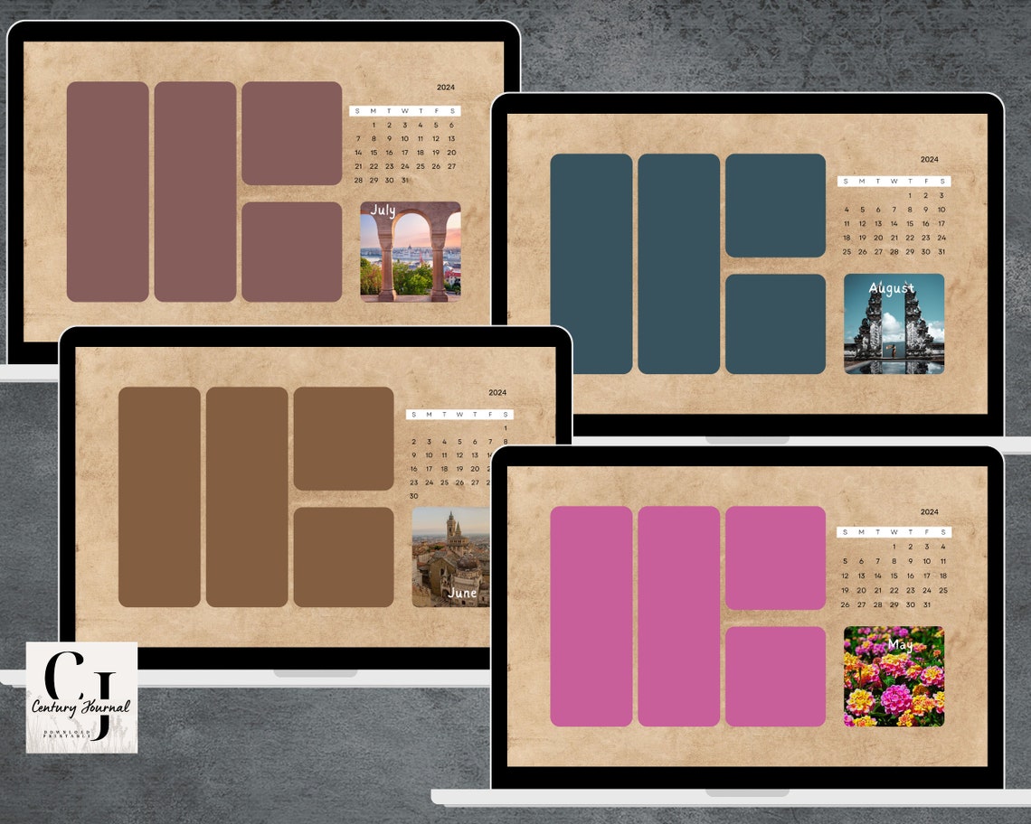 Unlabeled January 2021 December 2021 Desktop Organizer Wallpaper ...