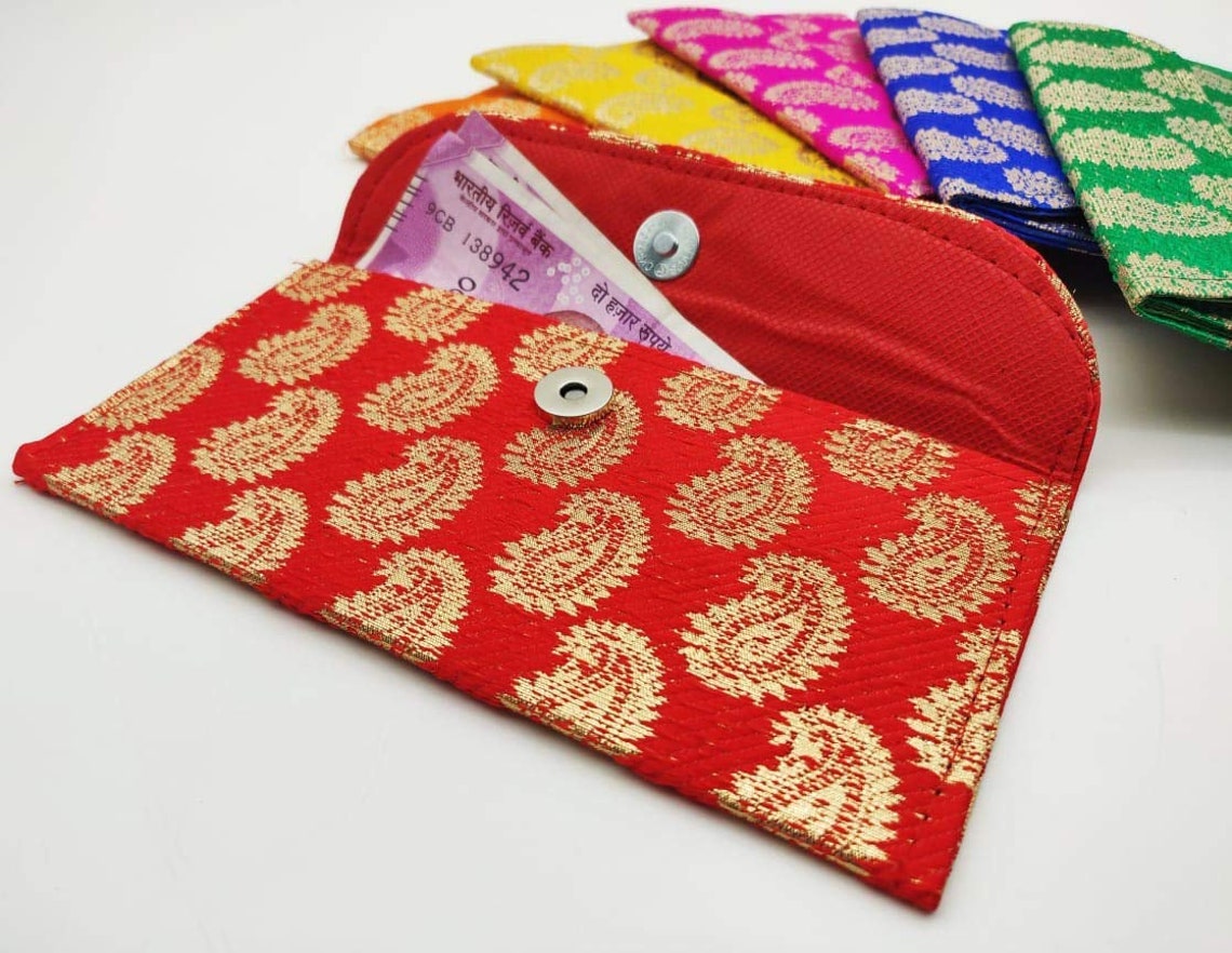 Multicolor Shagun Envelopes Cash Box Indian Wedding Favors - Etsy
