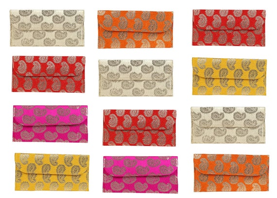 Multicolor Shagun Envelopes Cash Box Indian Wedding Favors | Etsy