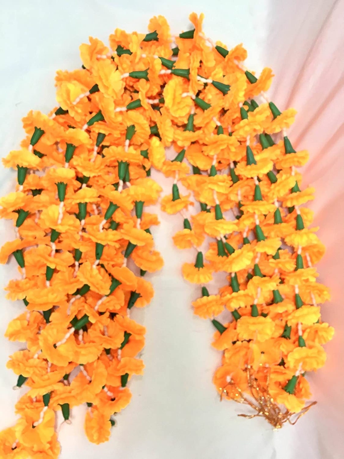 DIWALI SPECIAL Artificial Garlands Marigold Flower Garlands - Etsy UK