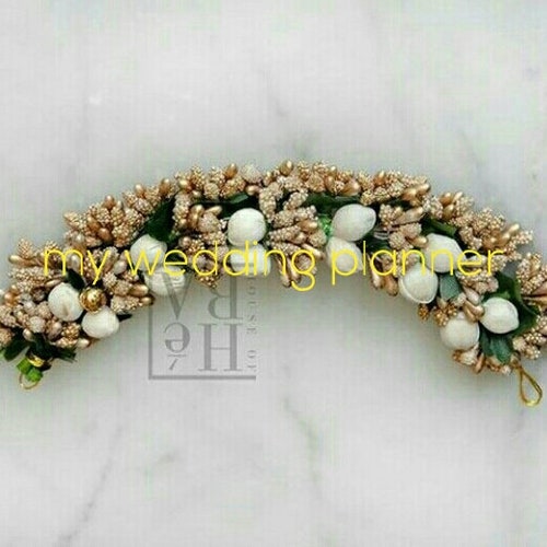 Hair Accessories Yellow Gajra Artificial Flower Jewelry - Etsy