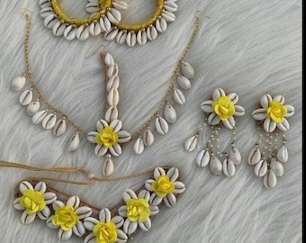 Shell Haldi Jewelry - Etsy