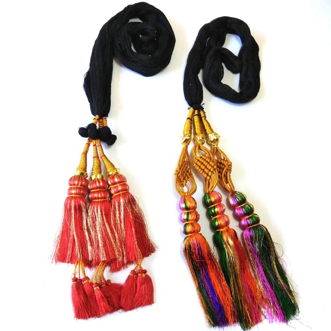 Pack Of 2 Punjabi Paranda Parandi Braid Tassles Hair Prandi | Etsy
