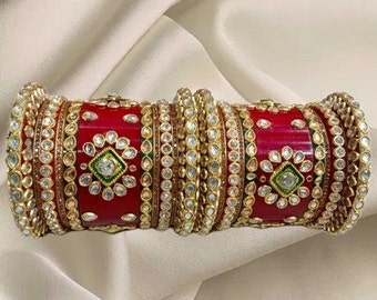 Rajwadi Kada Set - Etsy