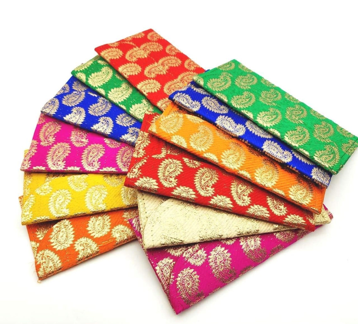 Multicolor Shagun Envelopes Cash Box Indian Wedding Favors - Etsy