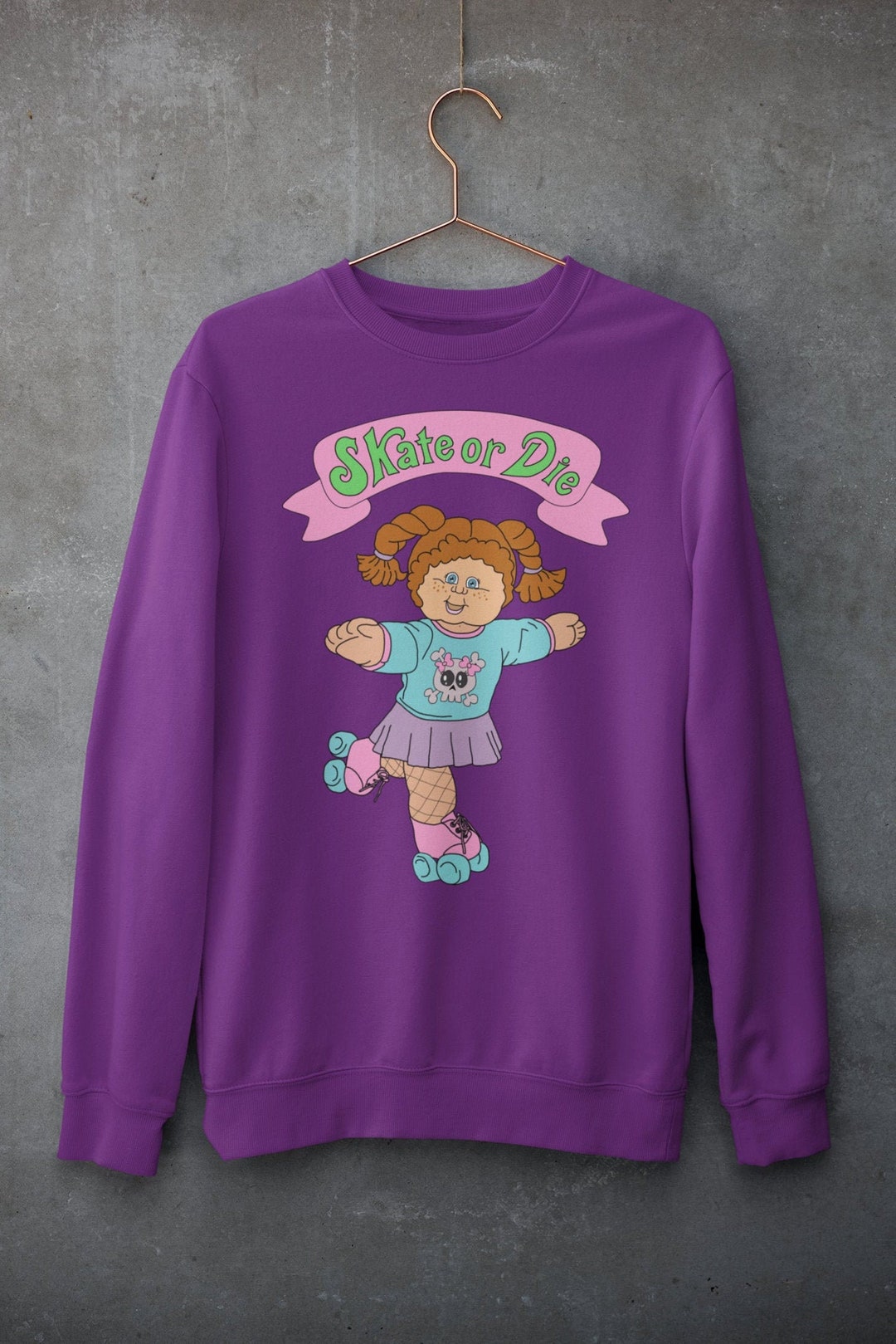 Roller Derby Cabbage Patch Retro Style Unisex Sweater, Retro 90s Style ...