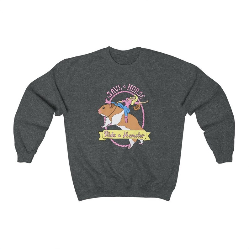 Rodeo Hamster Weird Graphic Sweater for Hamster Lover Indie - Etsy